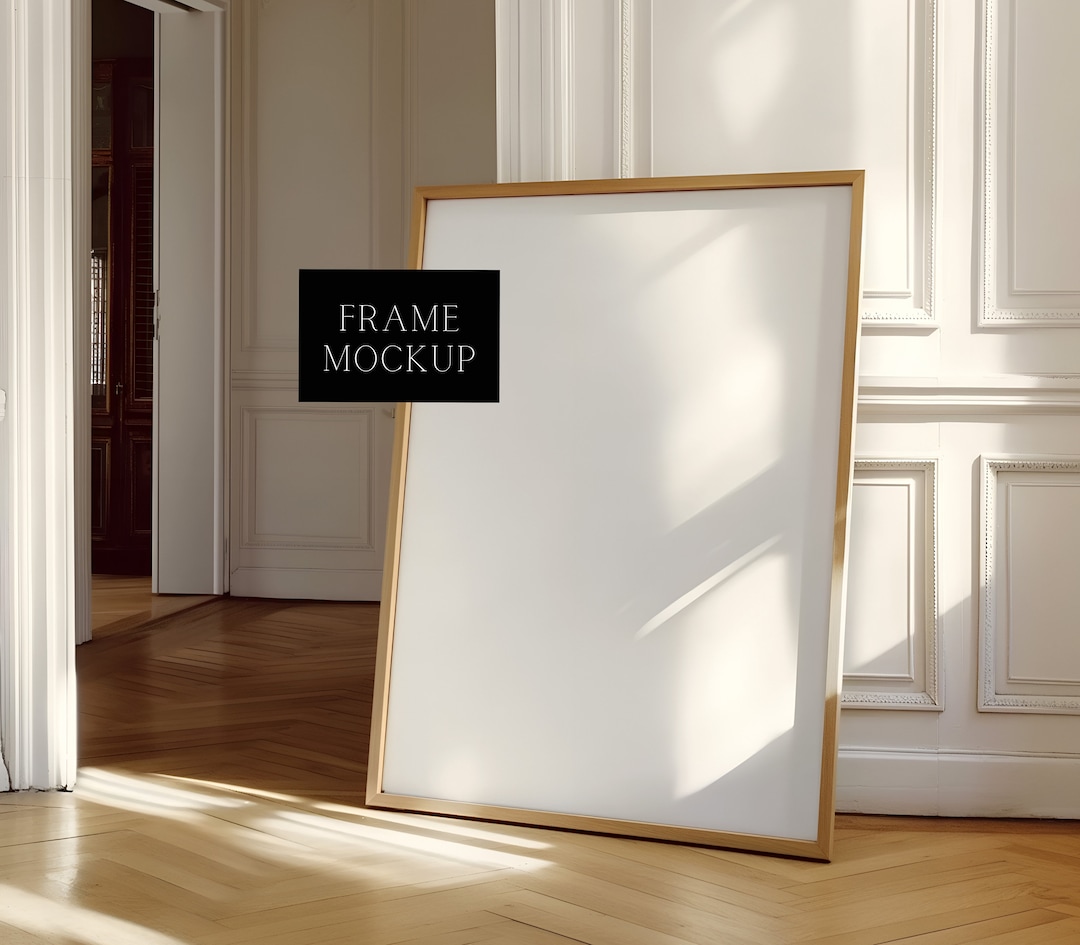 Simple Interior Single Frame Art Displaymockup - DIN A Ratio ...