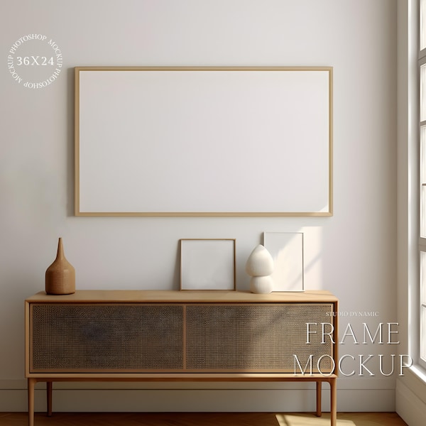 Frame Mockup Horizontal - Etsy