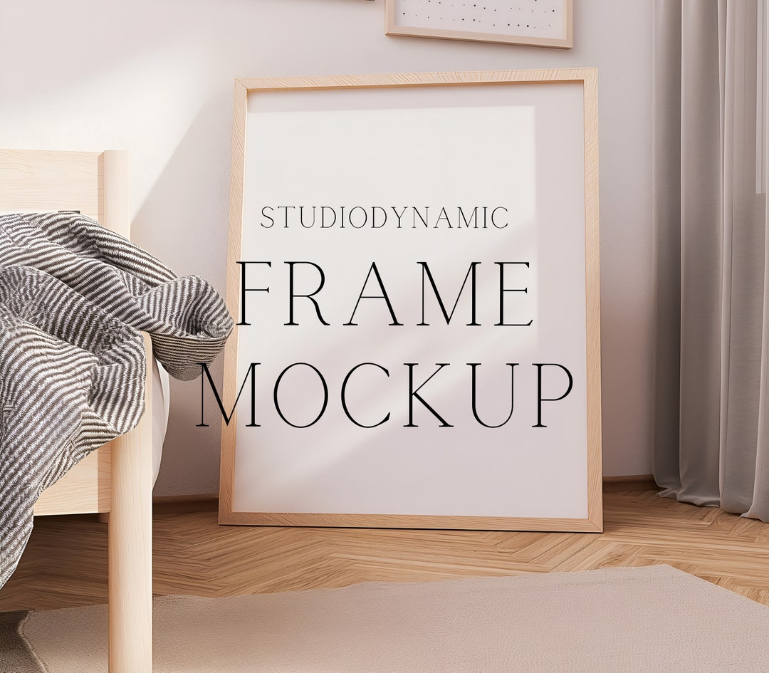 Single Frame Poster Mockup in Home Mockup - PSD - 27X36 - Smart Object ...