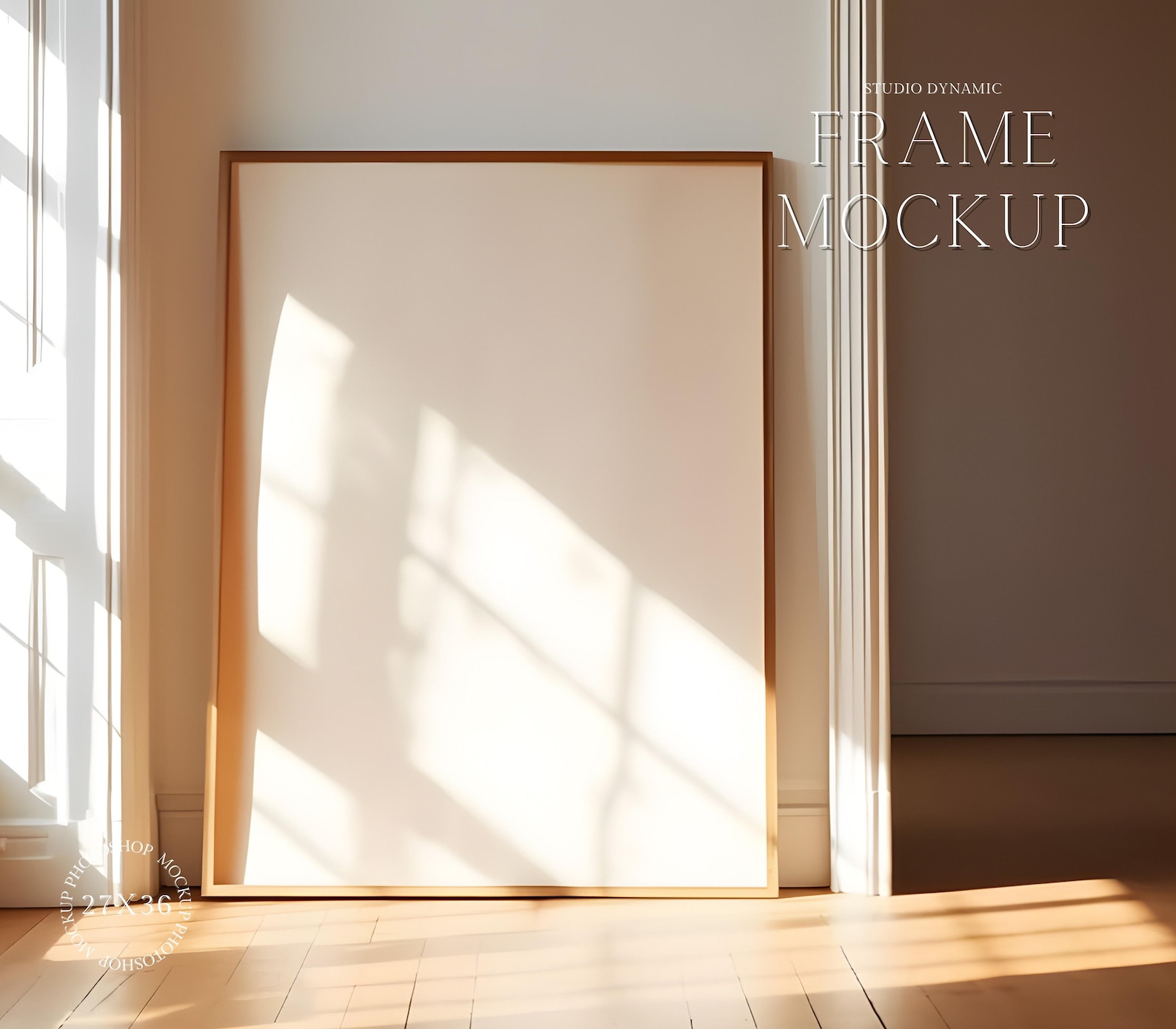 Single Frame Mockup - Natural Light Mockup - Vertical Frame - Wall Art ...