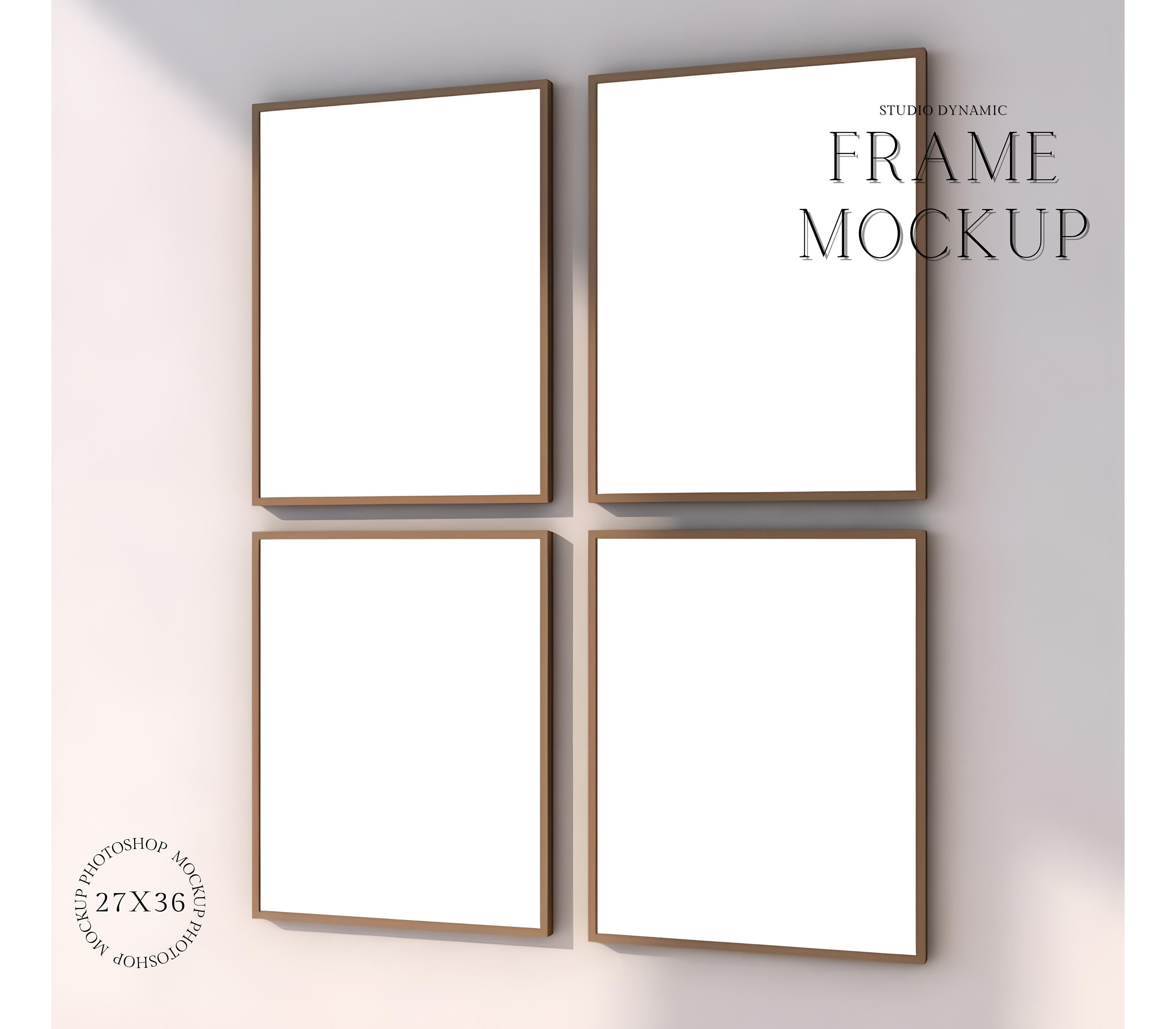 4 Frame Close up Poster Mockup Vertical Four Frame Poster - Etsy