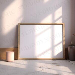 Horizontal Frame Mockup - Minimal Art Display - Landscape Mockup - PSD ...