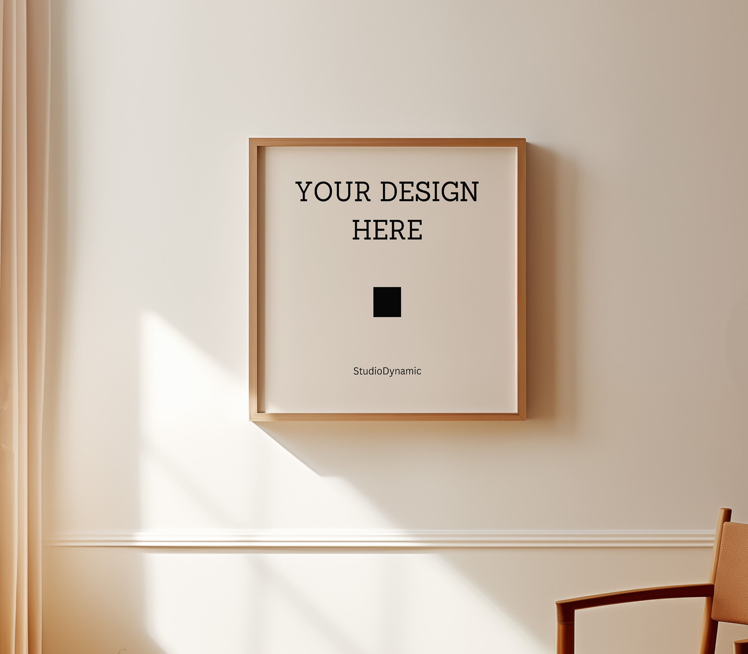 Square Frame Mockup - Minimalist Frame Mockup - 12X12 - PSD - Smart ...
