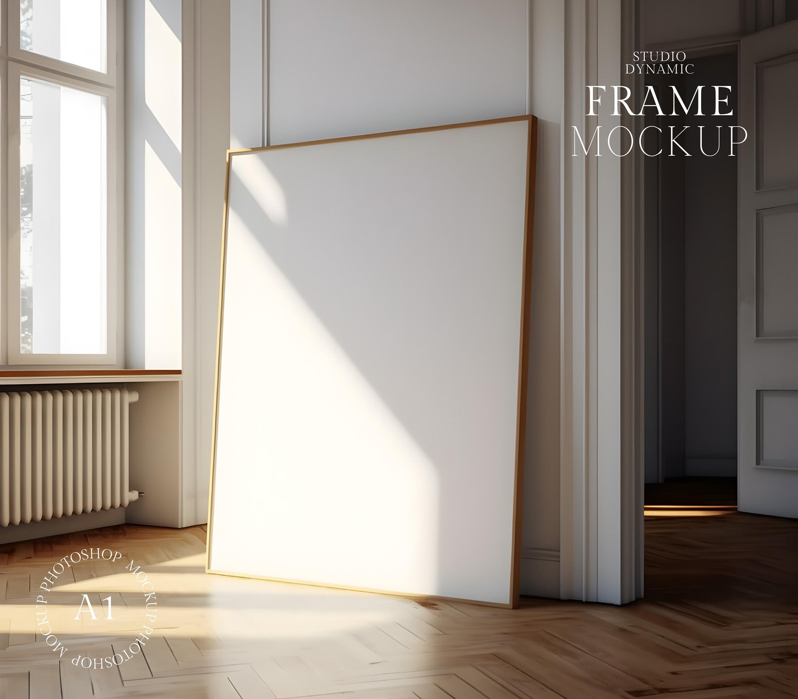 Single Frame Mockup - Poster Mockup - Natural Light Mockup - Minimalist ...