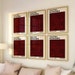 Set of 6 Vertical Frame Mockup - Galery Wall Frame Art Display - Window ...