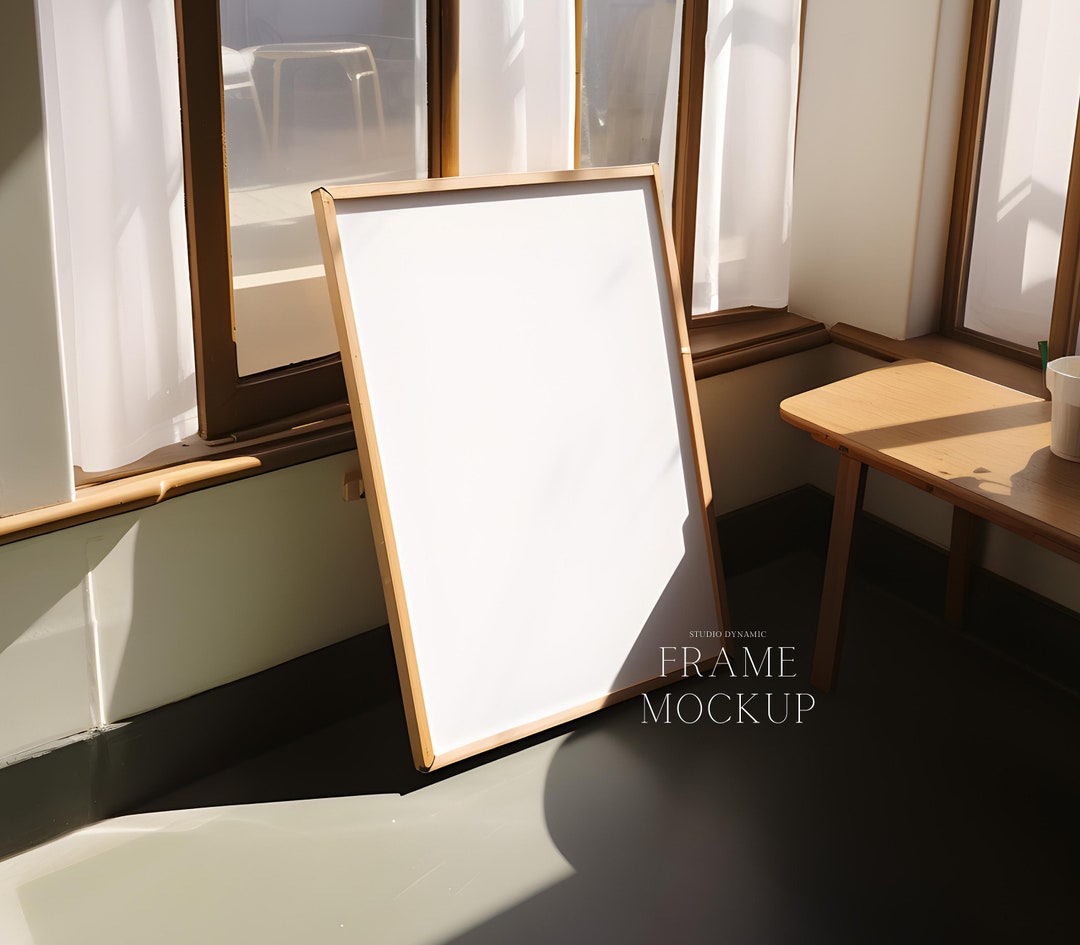 Single Frame Sunset Mockup - Minimal Mockup - PSD - 27X36 - Smart ...