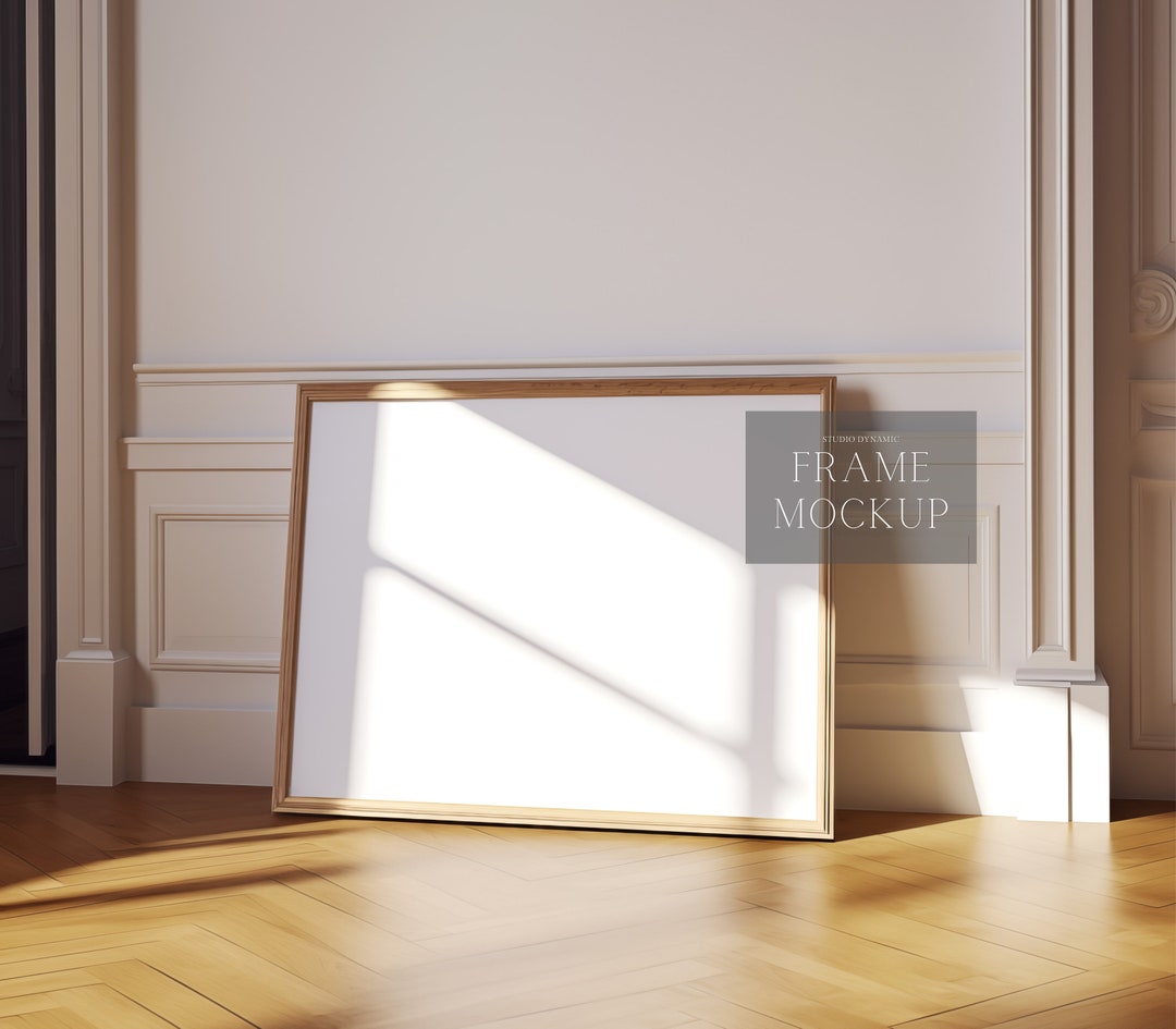Horizontal Frame Mockup - Natural Light - PSD - 36X27 - Digital ...