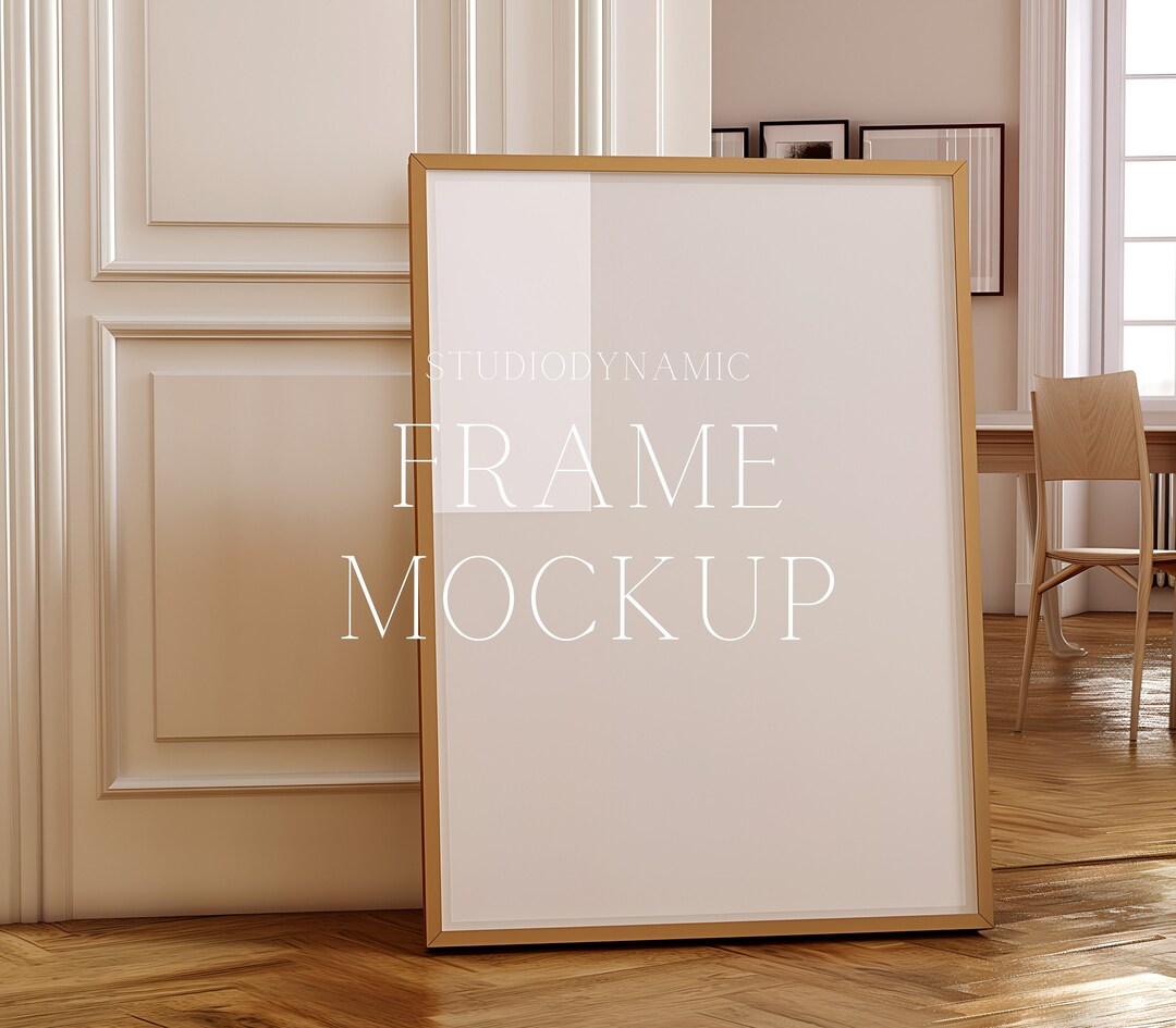 Single Frame Mockup Minimalistic Interior - Scandinavian Tall Frame ...