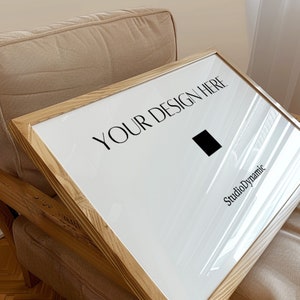 Close up Horizontal Frame Mockup for Photoshop - Window Reflection ...