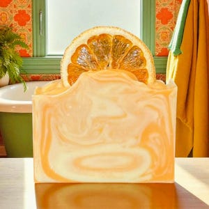 Vintage Orange Soap Bar | Classic Clean Citrus Scent | Cold Process ...