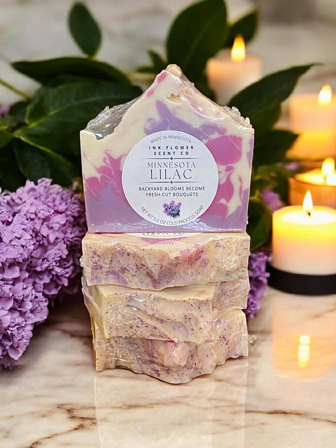 Minnesota Lilac Cold Process Soap | Vegan Palm Oil Free Soap | Lilac ...