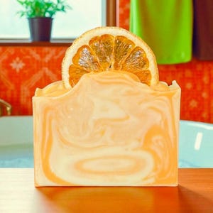 Vintage Orange Soap Bar | Classic Clean Citrus Scent | Cold Process ...
