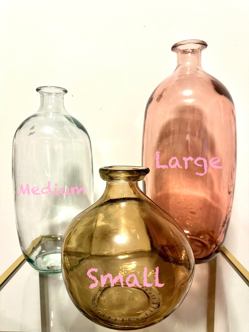 Small Glass Vase Wedding Seating Chart - Etsy