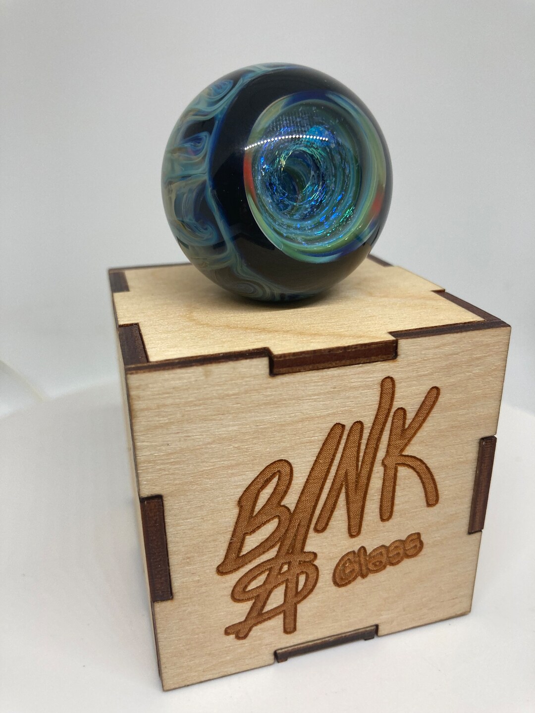 Dichroic Glass Double Vortex Marble - Etsy