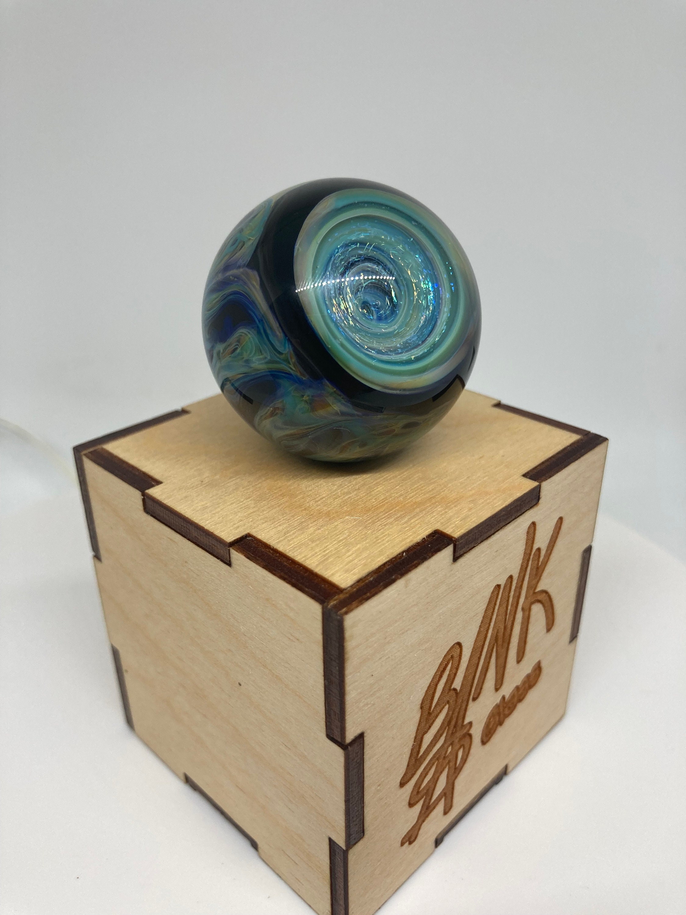 Dichroic Glass Double Vortex Marble - Etsy