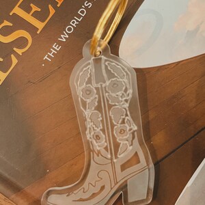 Cowboy Boots Keychain Cowgirl Boot Keychain Bachelorette Bridesmaids ...