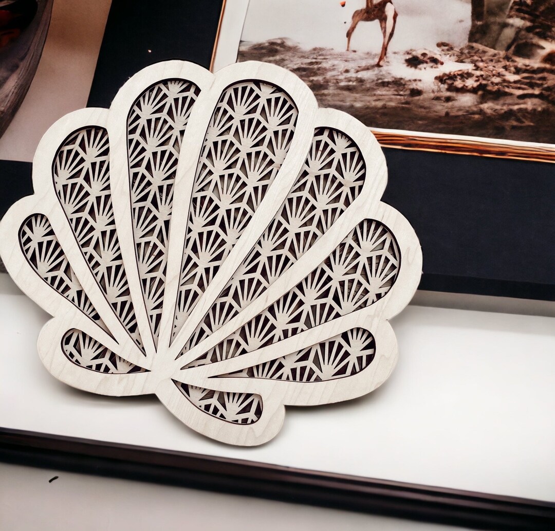 Boho Nursery Decor Rattan Seashell Mermaid Decor Baby Shower - Etsy