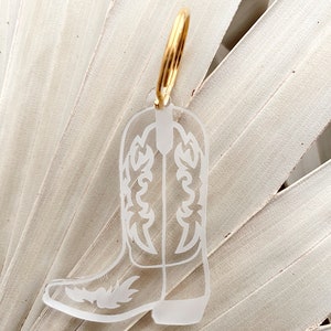 Cowboy Boots Keychain Cowgirl Boot Keychain Bachelorette Bridesmaids ...