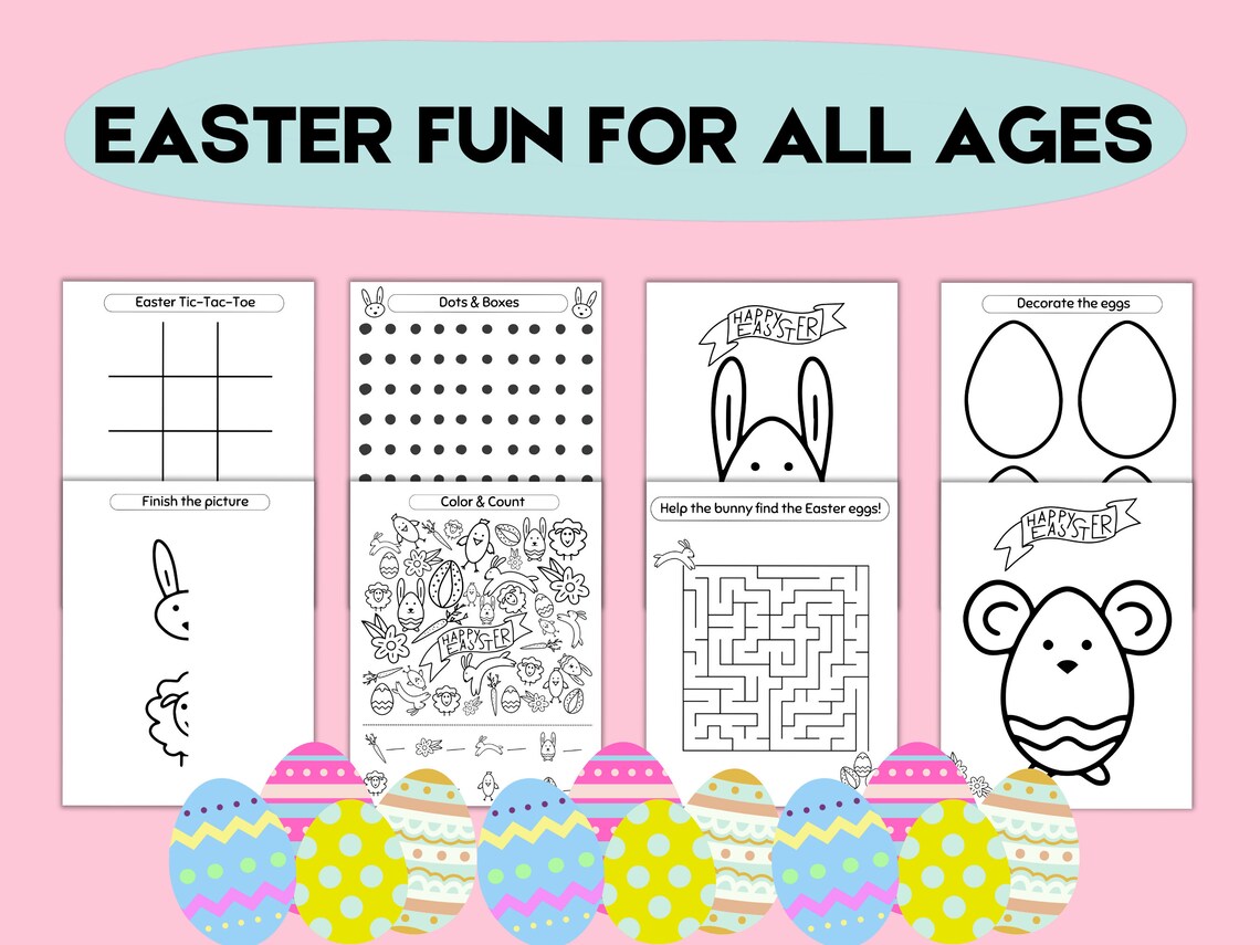 Easter Activity Printable | Easter Coloring Pages | Easter Worksheets ...