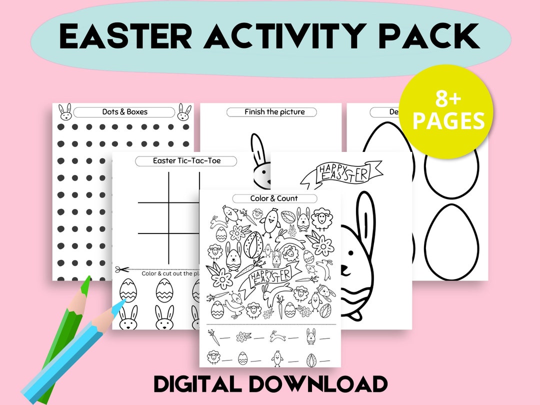 Easter Activity Printable | Easter Coloring Pages | Easter Worksheets ...