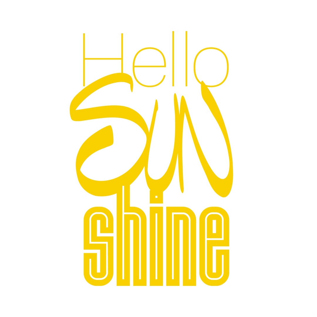 Hello Sunshine SVG PNG DXF Positive Vibes Happiness Quote - Etsy