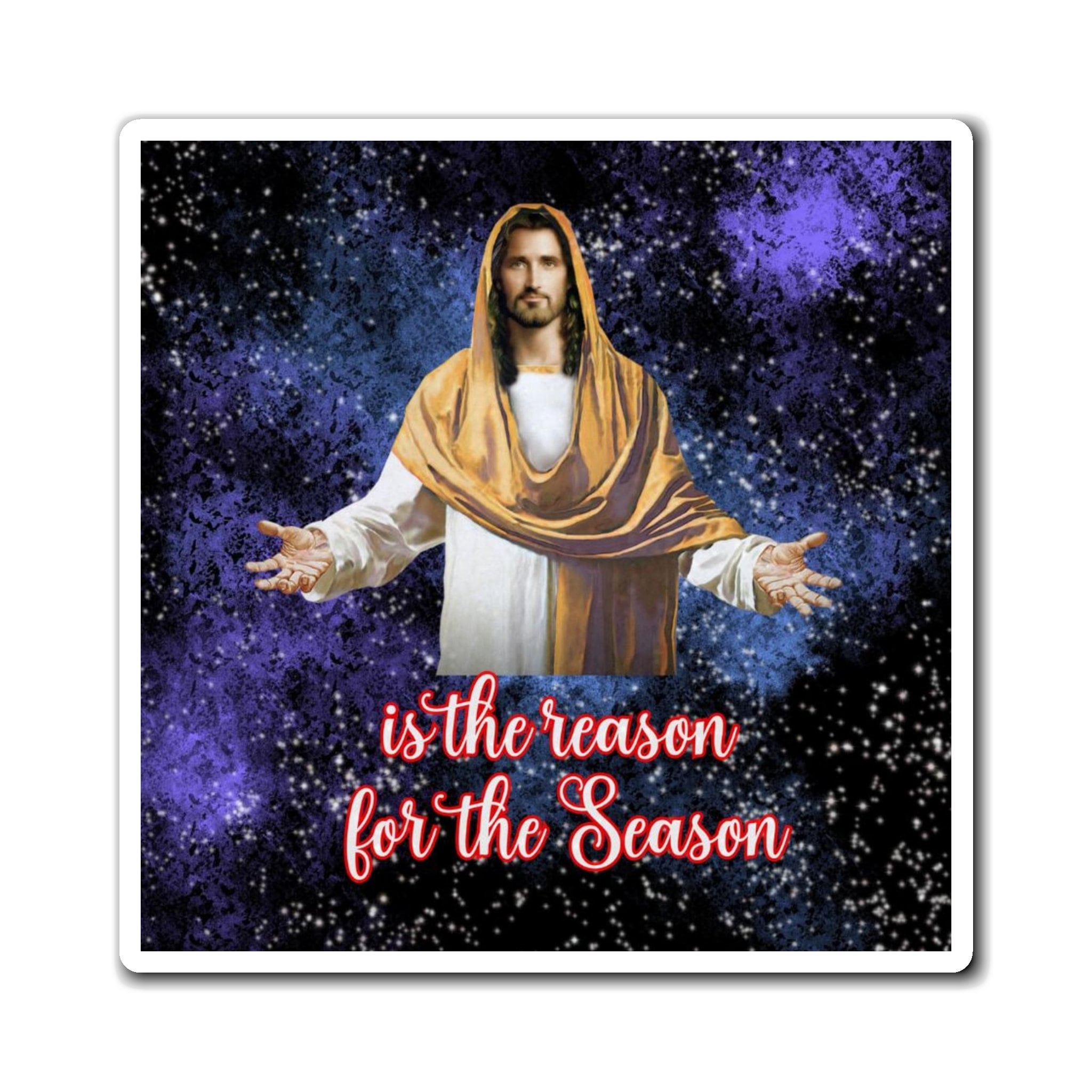 Jesus is the Reason for the Season Magnets 3 Sizes Spiritual Car Magnet ...