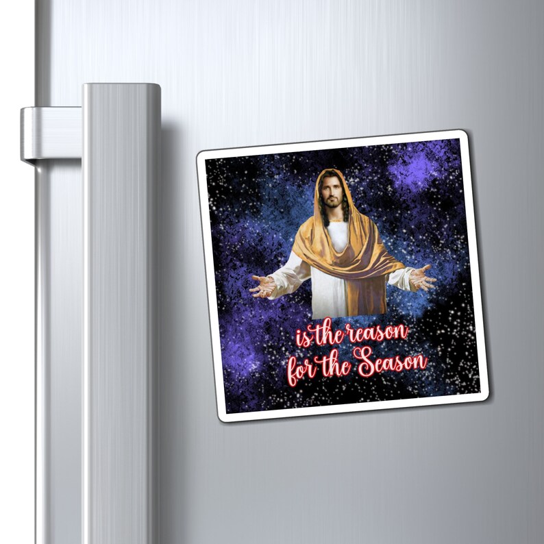 Jesus is the Reason for the Season Magnets 3 Sizes Spiritual Car Magnet ...