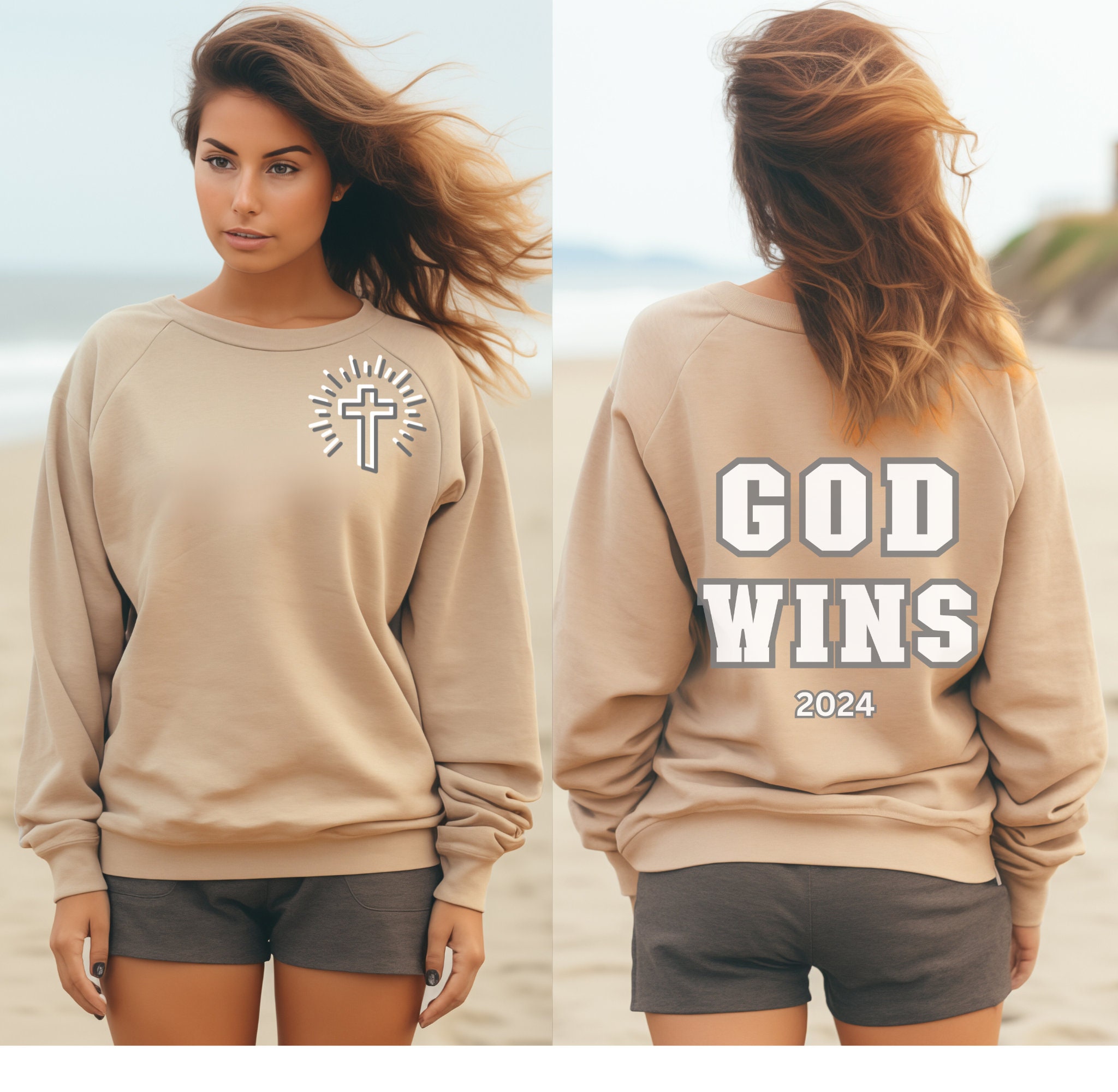 God Wins 2024 Patriotic MAGA Trump God Prophetic Jehovah Nisi Spiritual Religious Christian ...