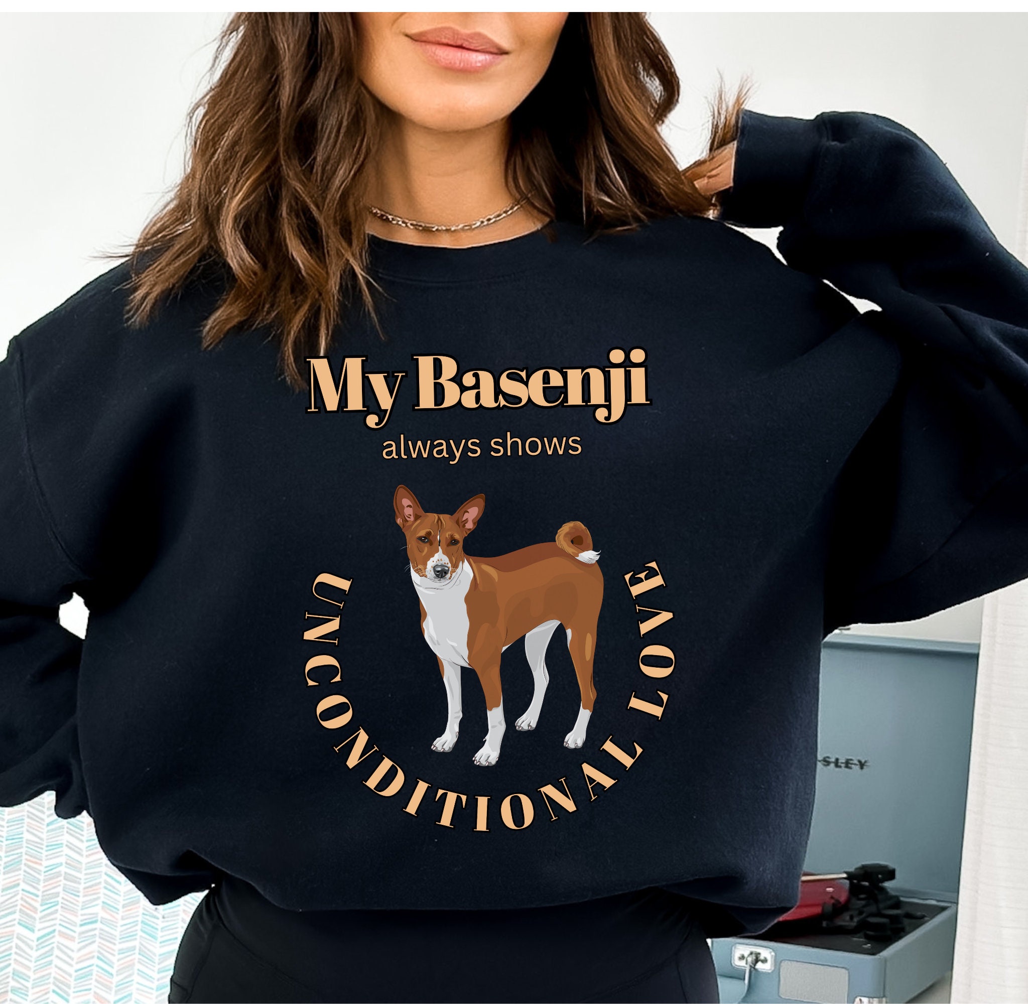 My Basenji Shows Unconditional Love Shirt Christmas Gift Dog Lovers ...
