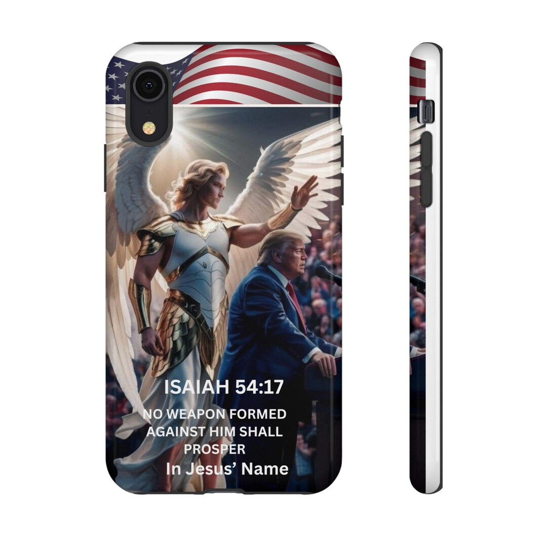 Trump Angel Tough Cell Phone Cases iPhone Samsung Pixel MAGA USA ...