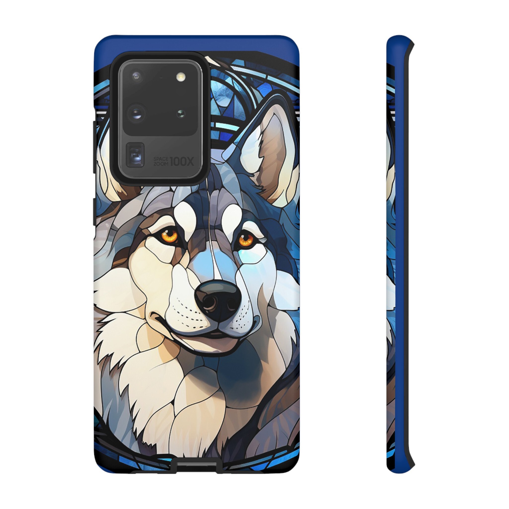 Siberian Husky Stained Glass Tough Cell Phone Case iPhone Samsung ...