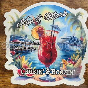We Bought the Drink Package Cabin Door Magnet Design | Cruise Door ...