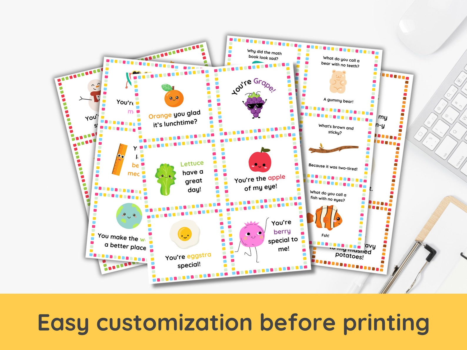 Lunch Notes, Encouragement Cards, Teaching Printables, Lunch Box Cards ...