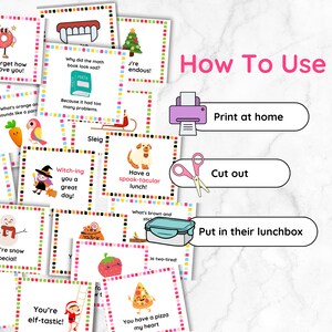 Lunch Notes, Encouragement Cards, Teaching Printables, Lunch Box Cards ...