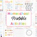 Homeschool Printable, Preschool Morning Menu Printable, Preschool ...
