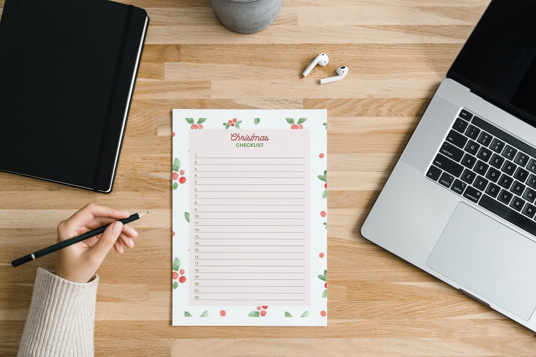 Printable Christmas to Do List, Print Your Own to Do List, Christmas ...