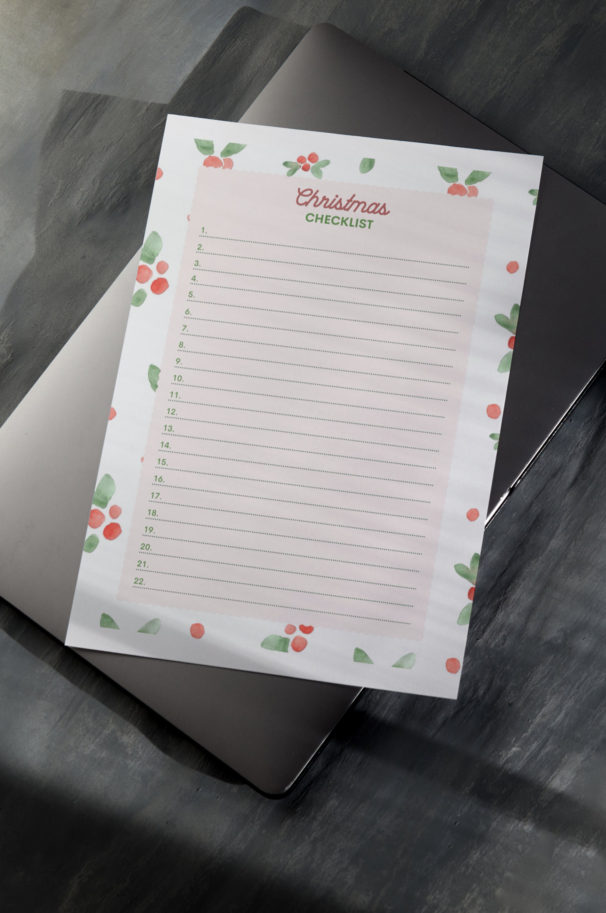Printable Christmas to Do List, Print Your Own to Do List, Christmas ...