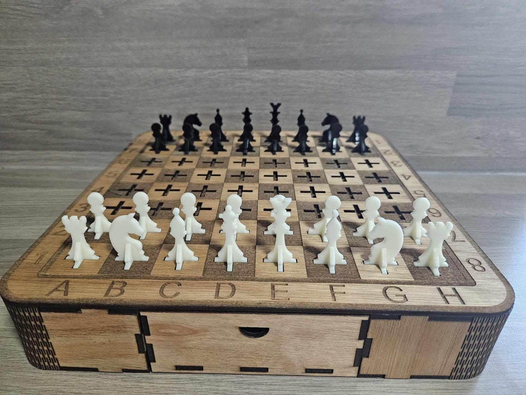 Laser Cut Chess Set - Etsy