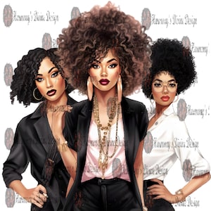 Digital Downloads African American Best Friends ,clipart PNG, Planner ...