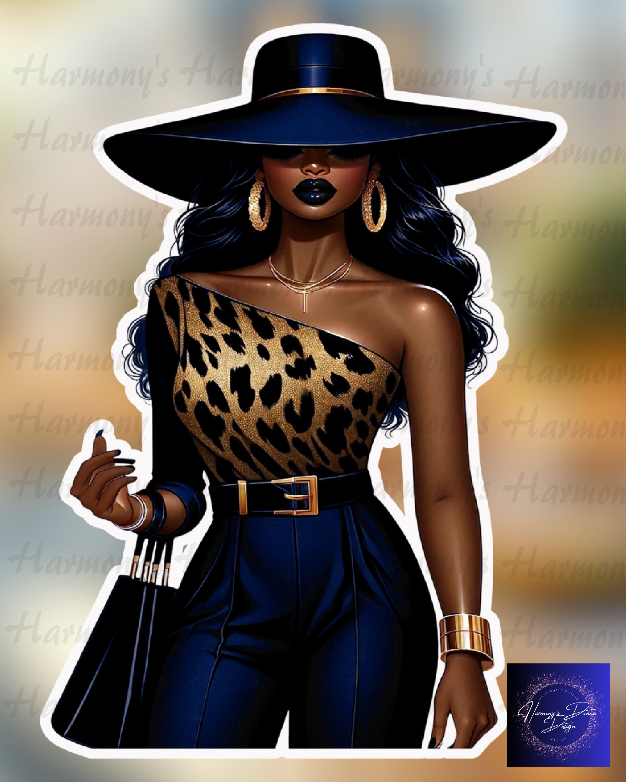 5 Digital Download Bundle five Shades of Chic Stickers DALL E-3 3x4 ...