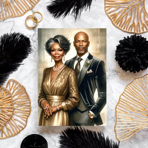 African American Couples Bundle "celebration"| Digital or Printable ...