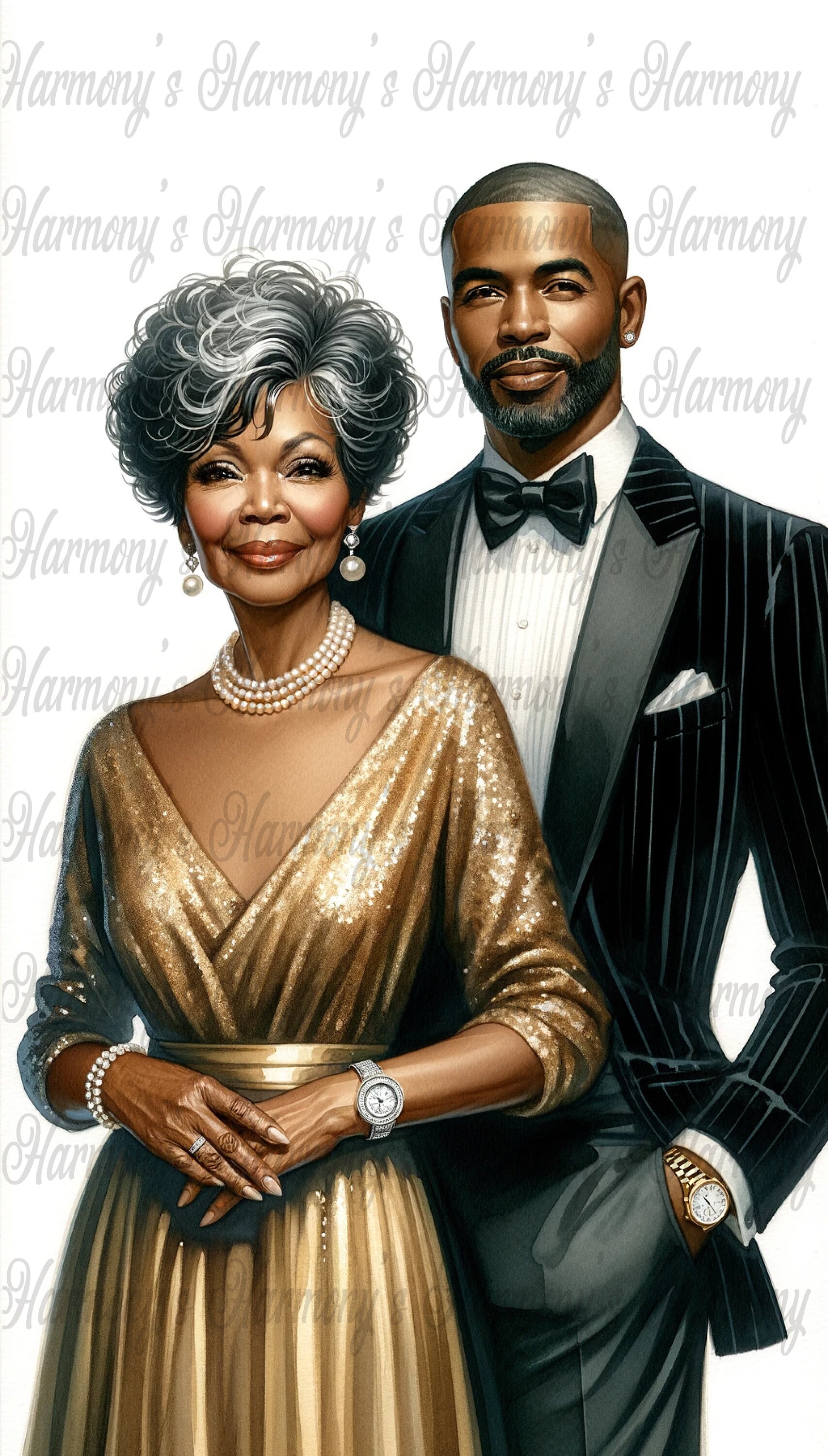 African American Couples Bundle celebration Digital or Printable ...