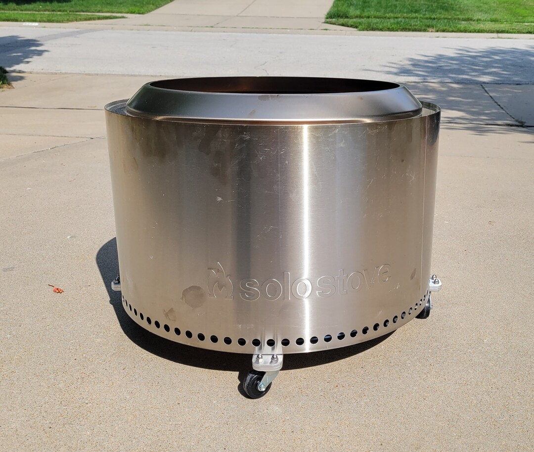 Solo Stove Canyon and Larger Yukon 1.0 Wheeled Base, Dolly, Stand for ...