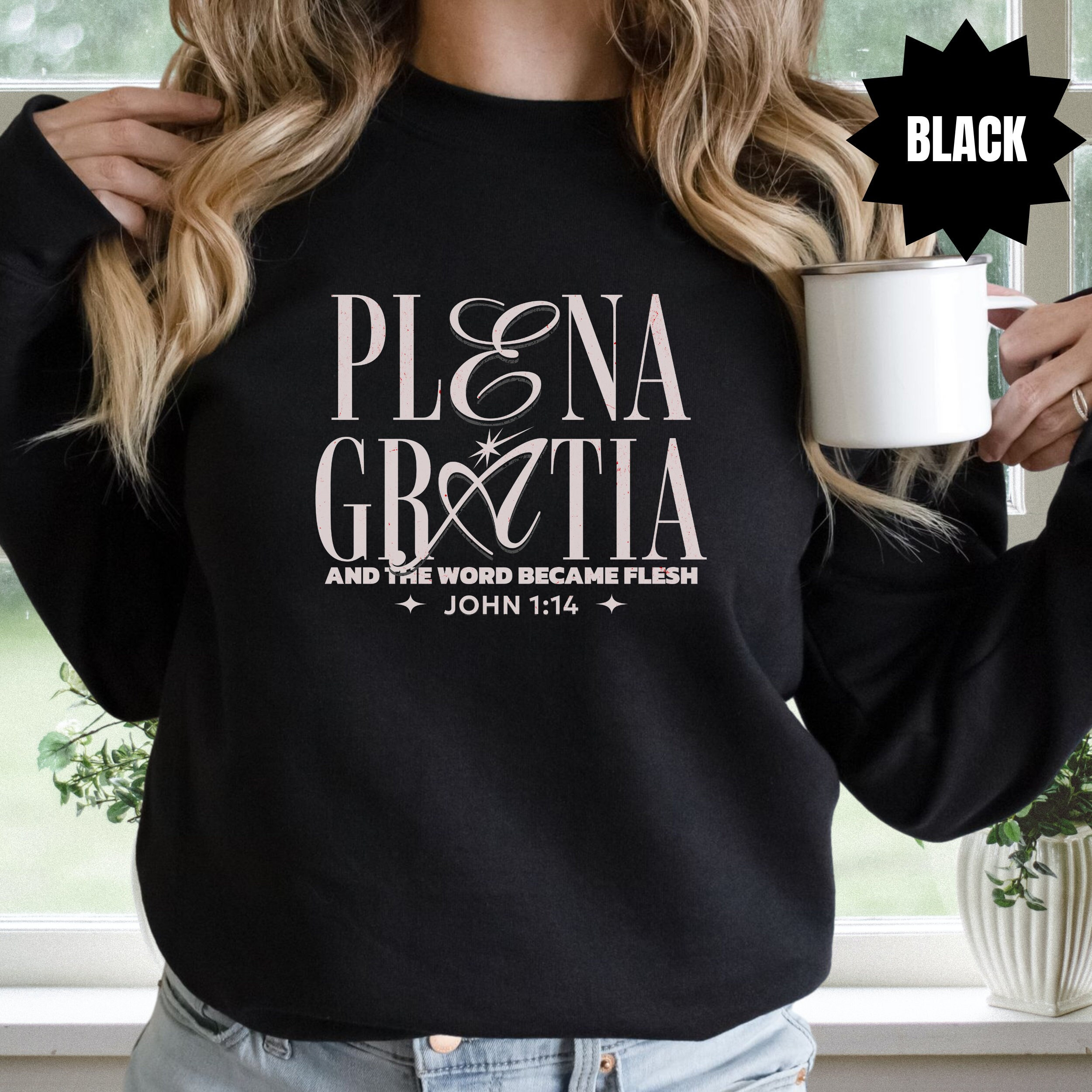 Trendy Christian Y2k Crewneck Sweatshirt Religious Shirts Catholic ...