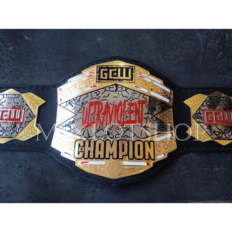GCW Ultraviolent Championship Wrestling Title Belt - Etsy
