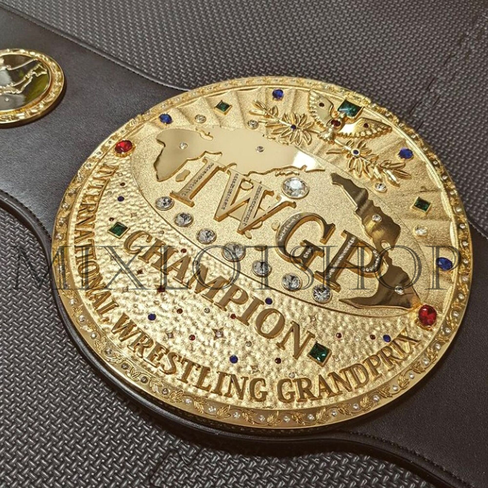 IWGP V1 Heavyweight Championship Wrestling Belt Title Zinc Dual Plated Leather Strap - Etsy