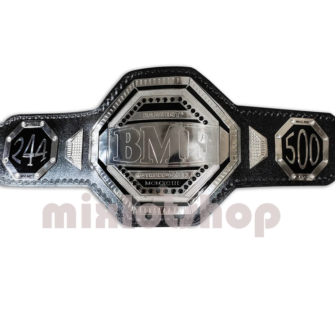 BMF Baddest Heavy Weight Championship Wrestling Title Belt - Etsy