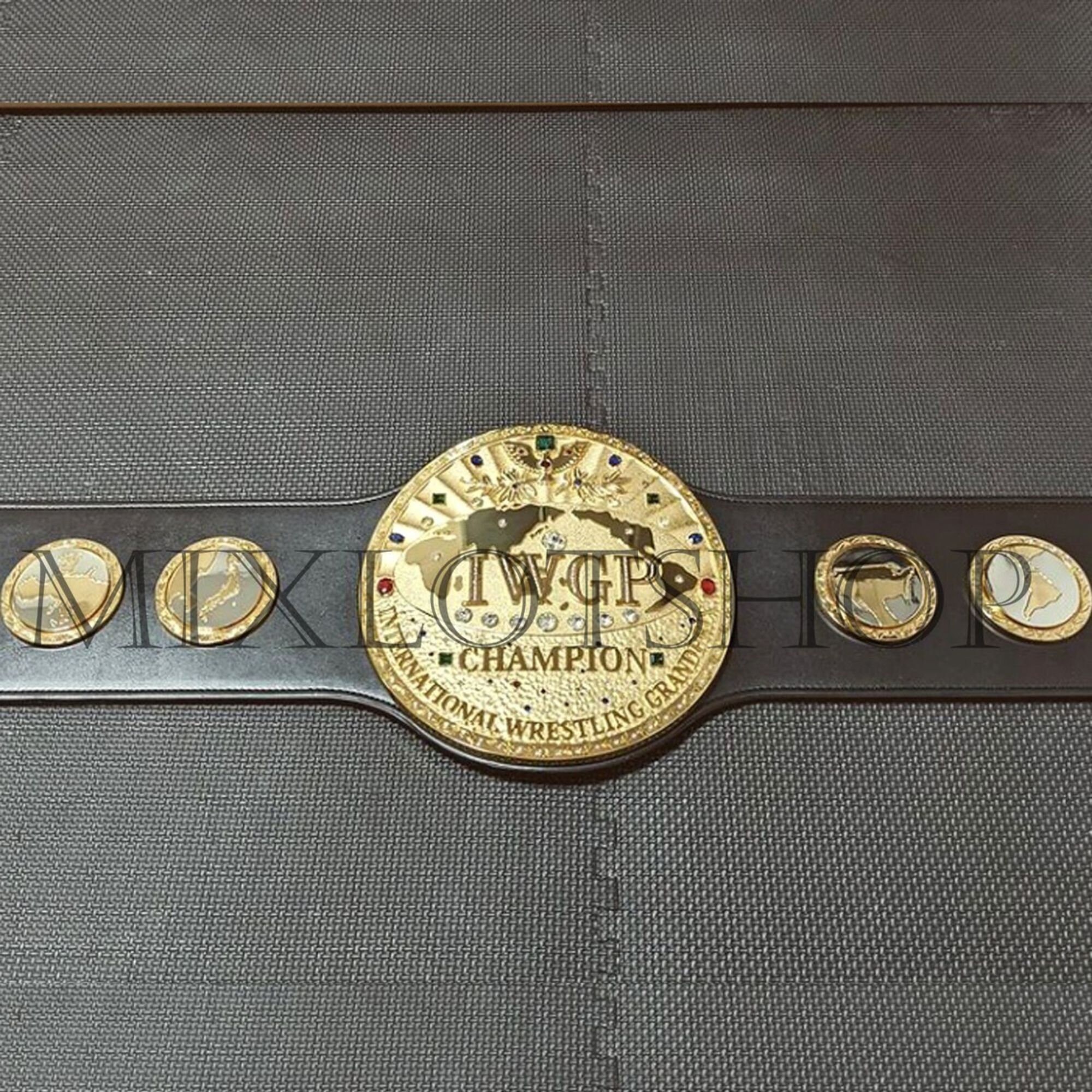 IWGP V1 Heavyweight Championship Wrestling Belt Title Zinc Dual Plated Leather Strap - Etsy