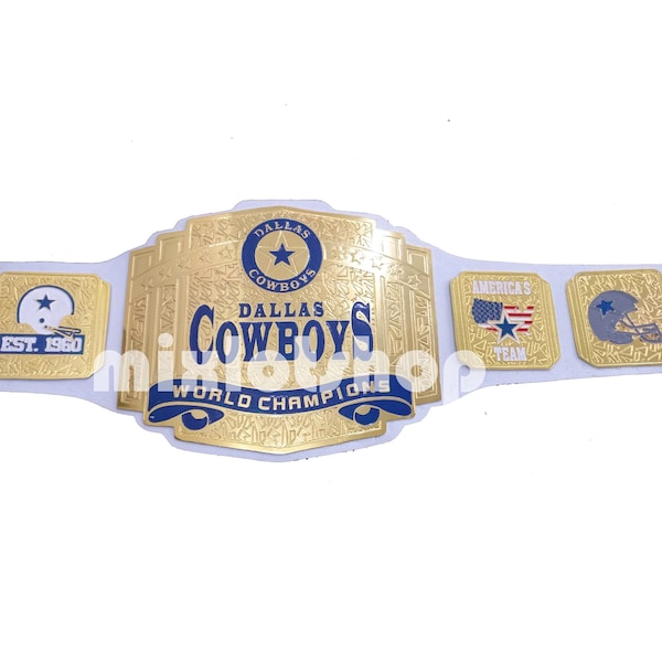 Dallas Cowboys Wwe Belt - Etsy UK