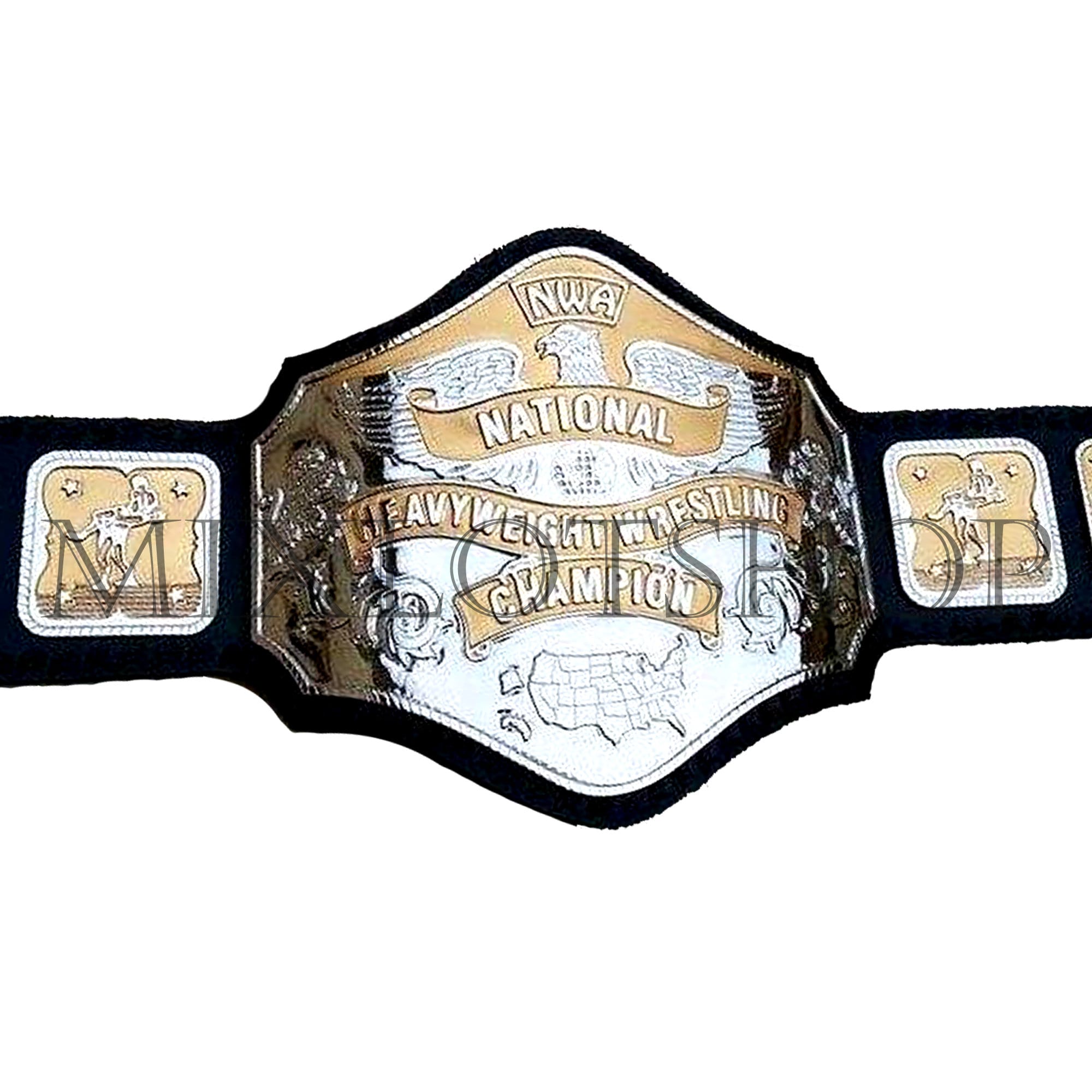 NWA National Heavy Weight Championship Wrestling Title Belt - Etsy